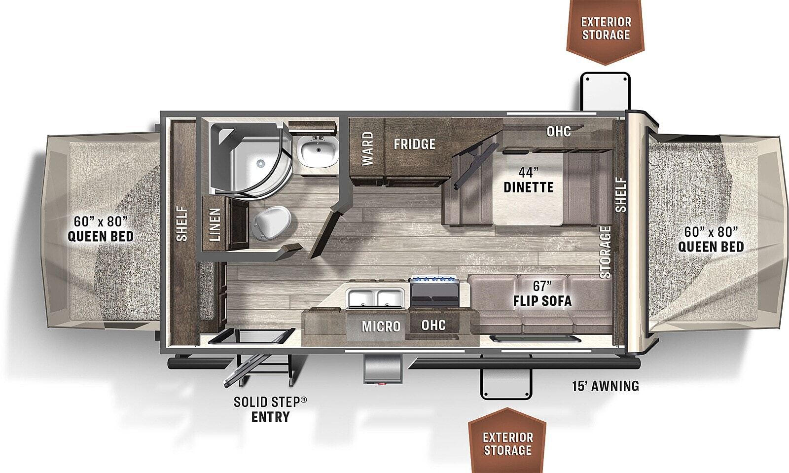 Rockwood Roo 21SSL For Sale - Forest River RVs Near Me - RV Trader