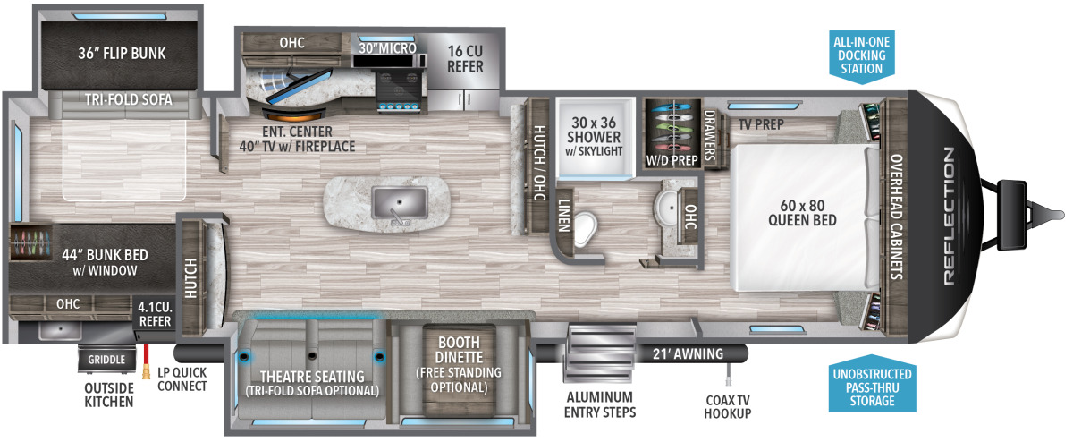 Reflection 312BHTS For Sale - Grand Design RVs Near Me - RV Trader